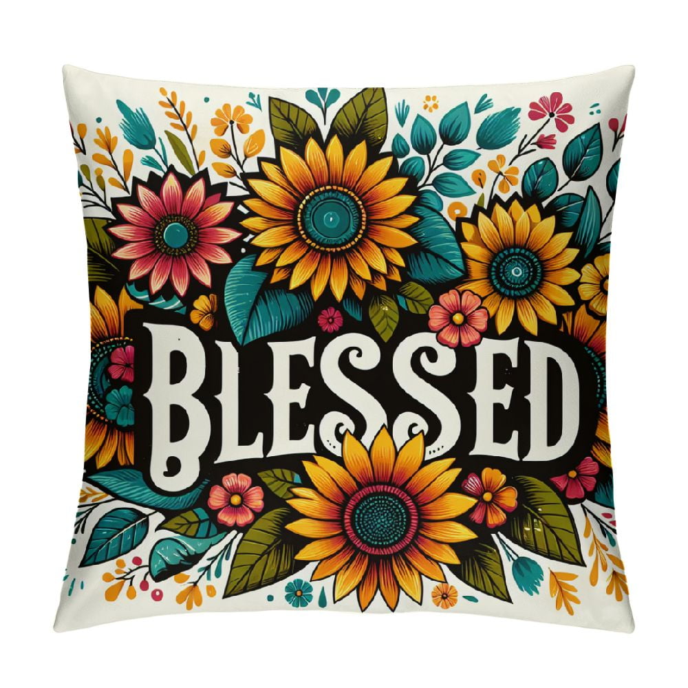 Fall Sweet Fall Pillow Cover Black White Buffalo Check Plaid Truck ...