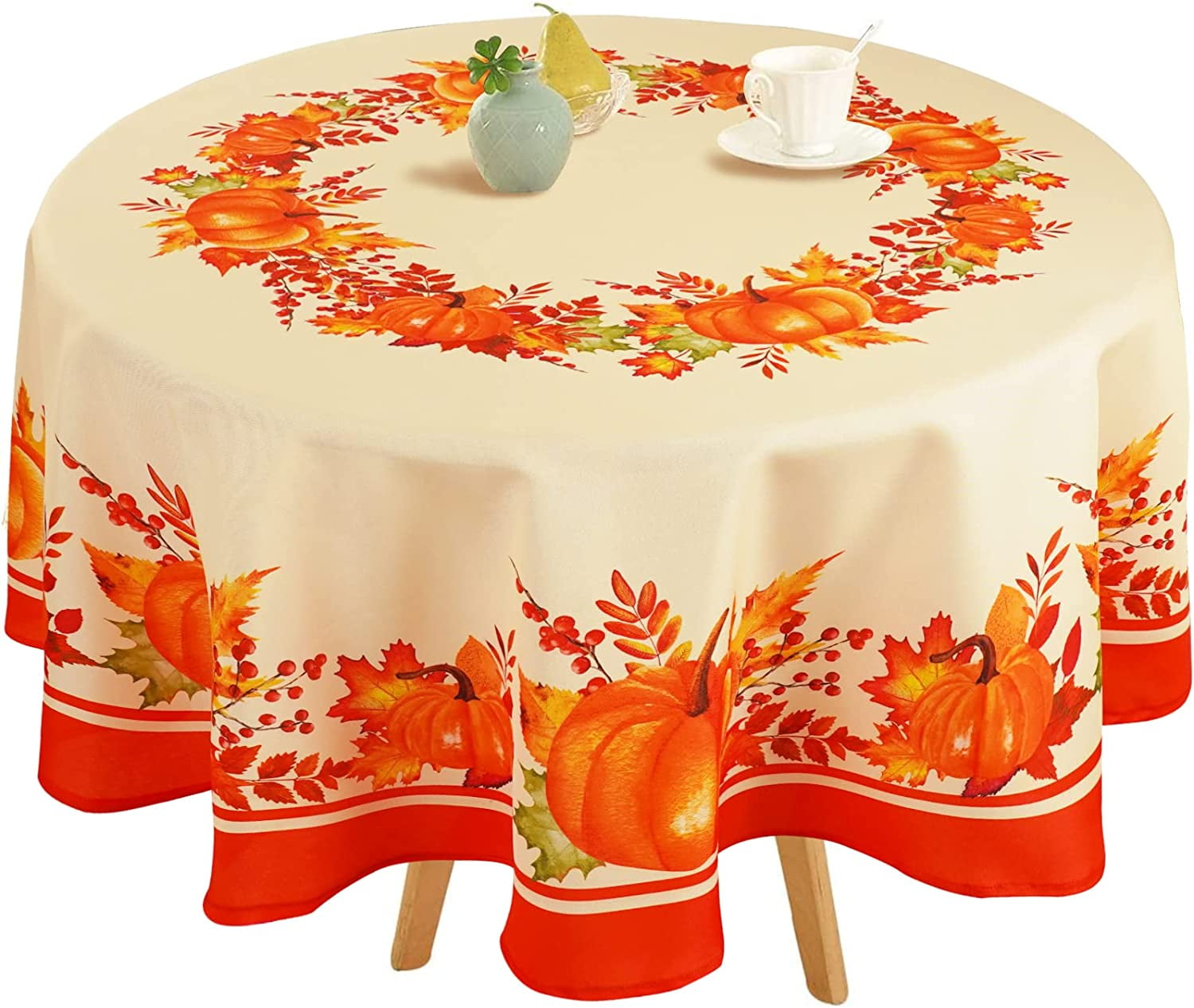 Fall Table Runner for Rectangle Tables 13x72 Inches Waterproof Fall ...