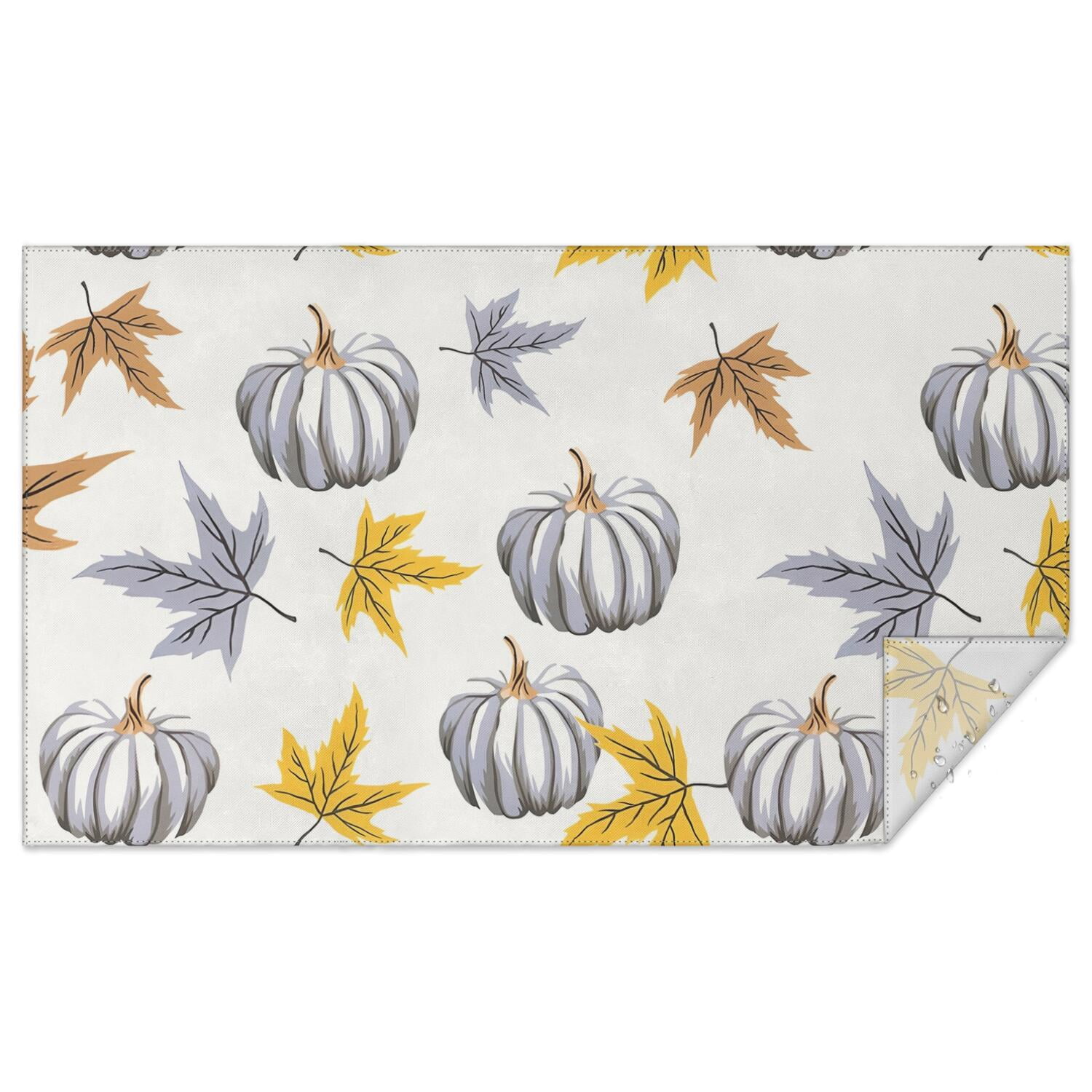 Fall Tablecloth 60x102 Inch Rectangular,Thanksgiving Autumn Harvest ...