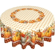 Thanksgiving Tablecloth Turkey, Fall Pumpkin Rectangle Table Cloths 60 ...