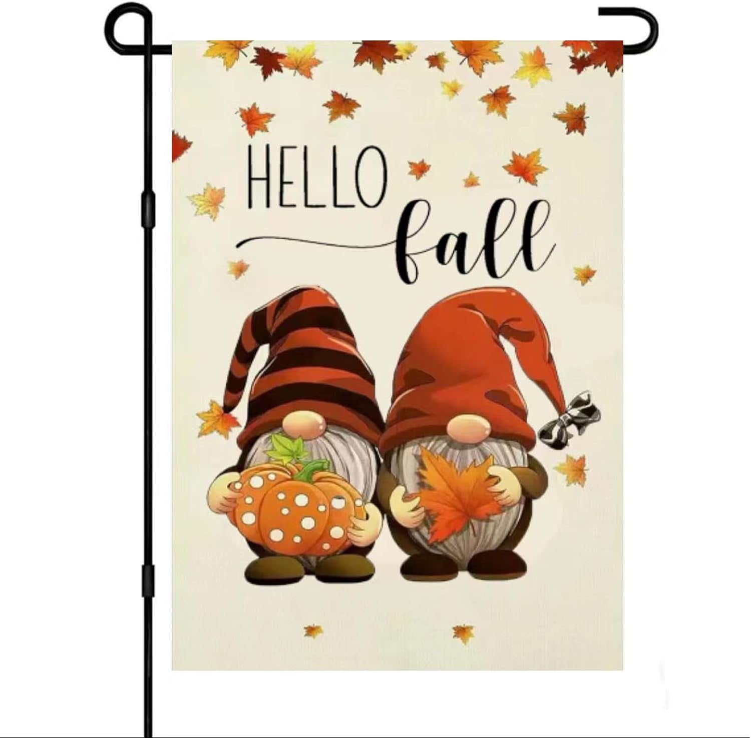 Fall Thanksgiving Flag 12x18 inch Vertical Double Sided Flags Welcome ...