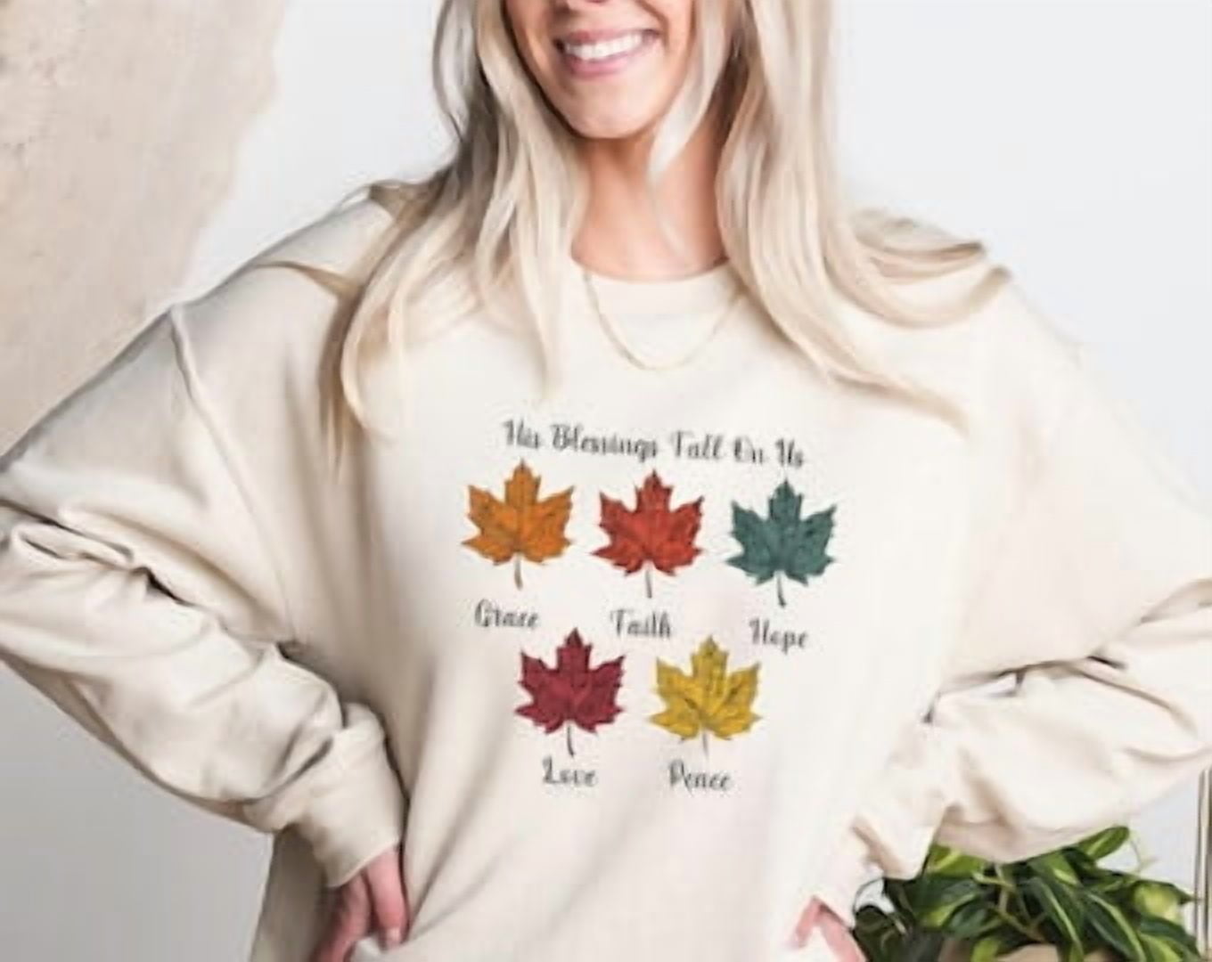 Fall Thanksgiving, His Blessing Fall On Us Faith , Christian Autumn ...