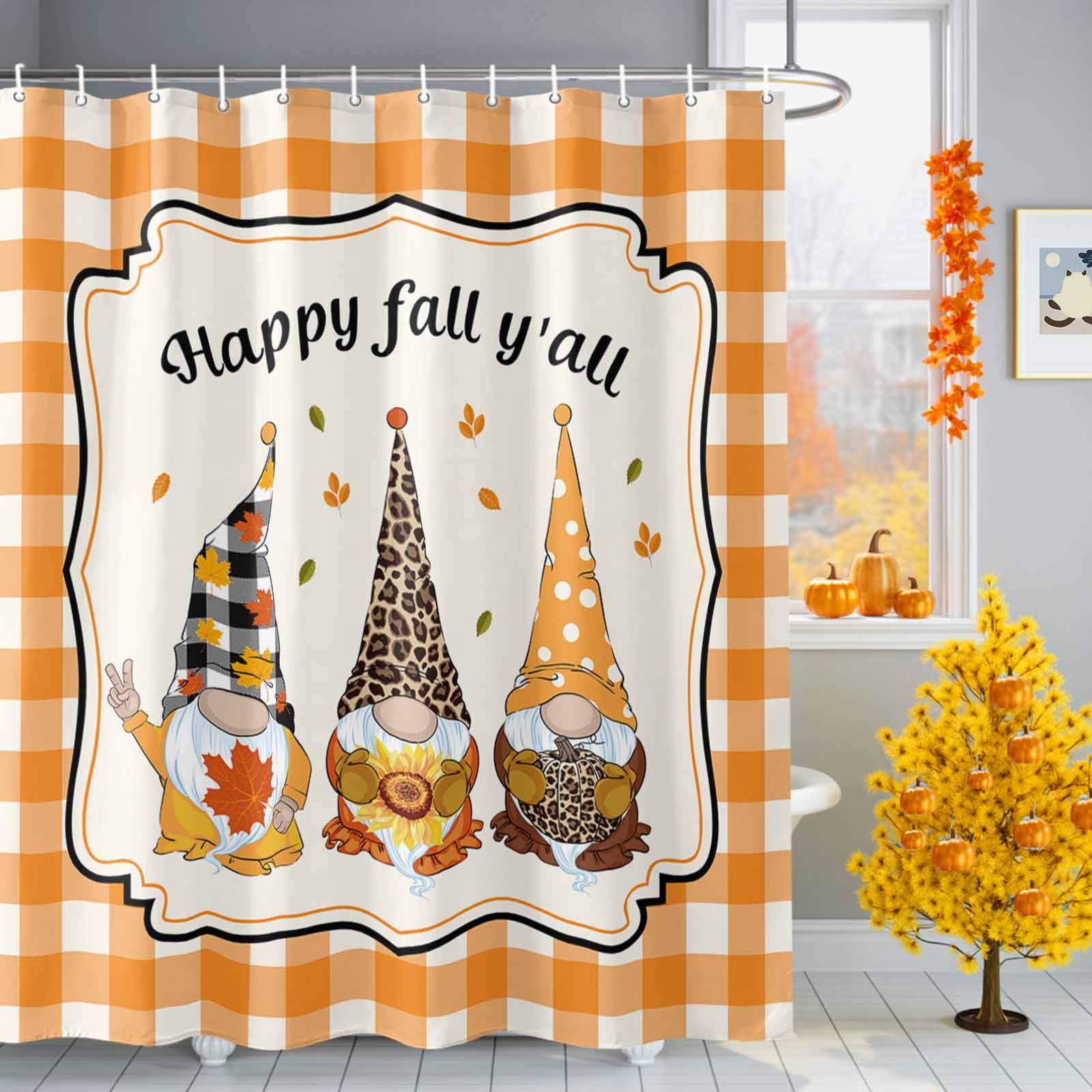 Fall Thanksgiving Pumpkin Leopard Dwarf Victory SignLeaf Sunflower ...