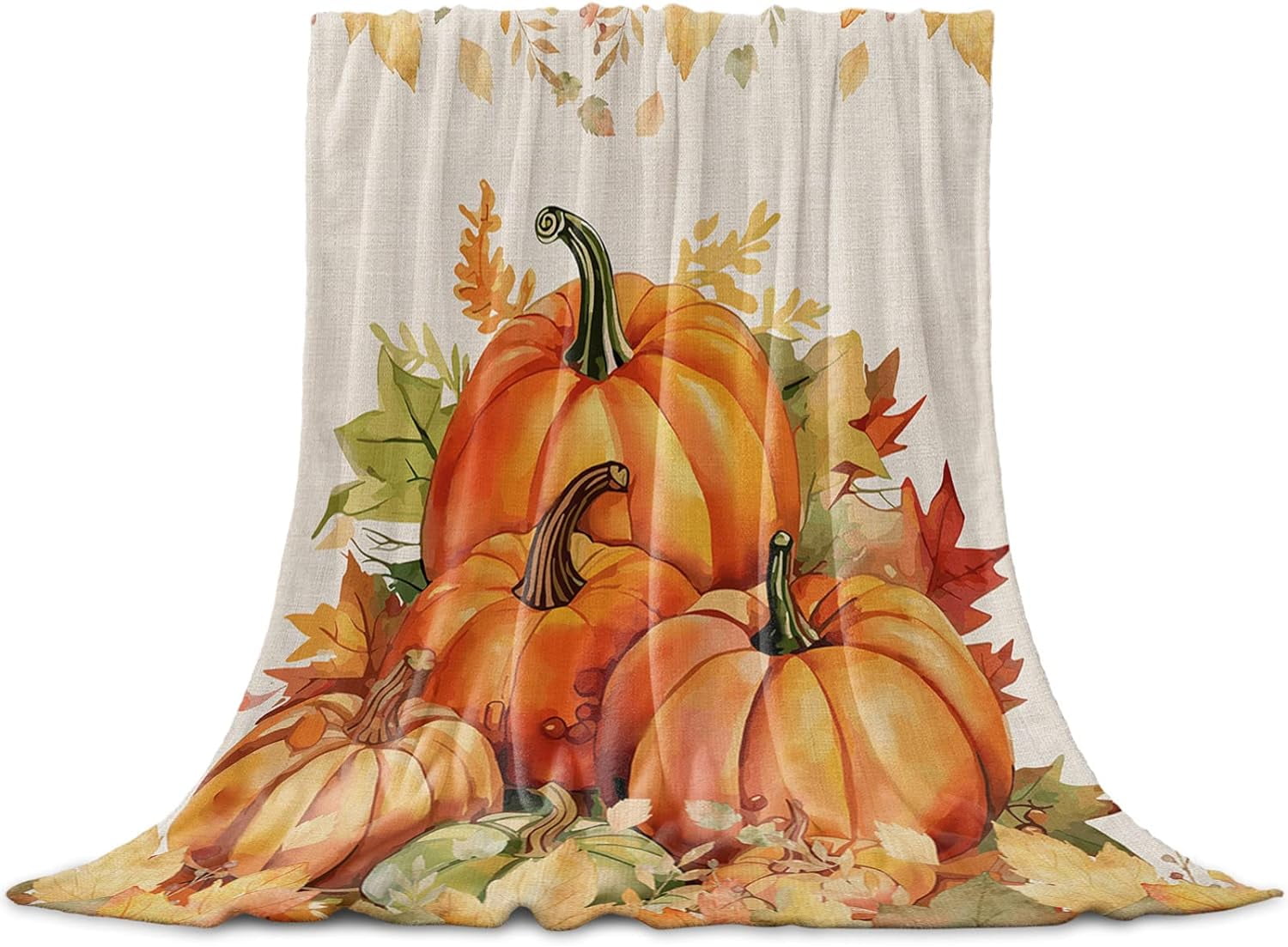 Fall Thanksgiving Pumpkins Blanket Fleece Throw Blankets 50'' x 60 ...