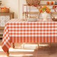 Fall Thanksgiving Tablecloth-Country Gingham Table Cloth-Rustic ...