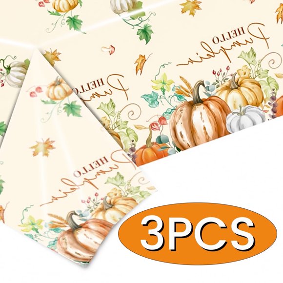 Fall Tablecloth Vinyl