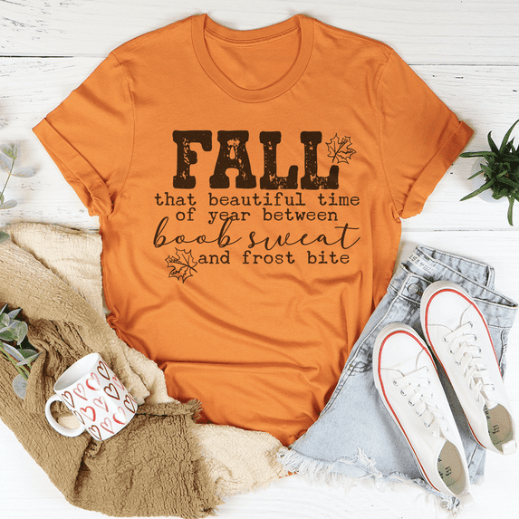 Fall That Beautiful Time Of Year Tee Peachy Sunday T-Shirt - Walmart.com