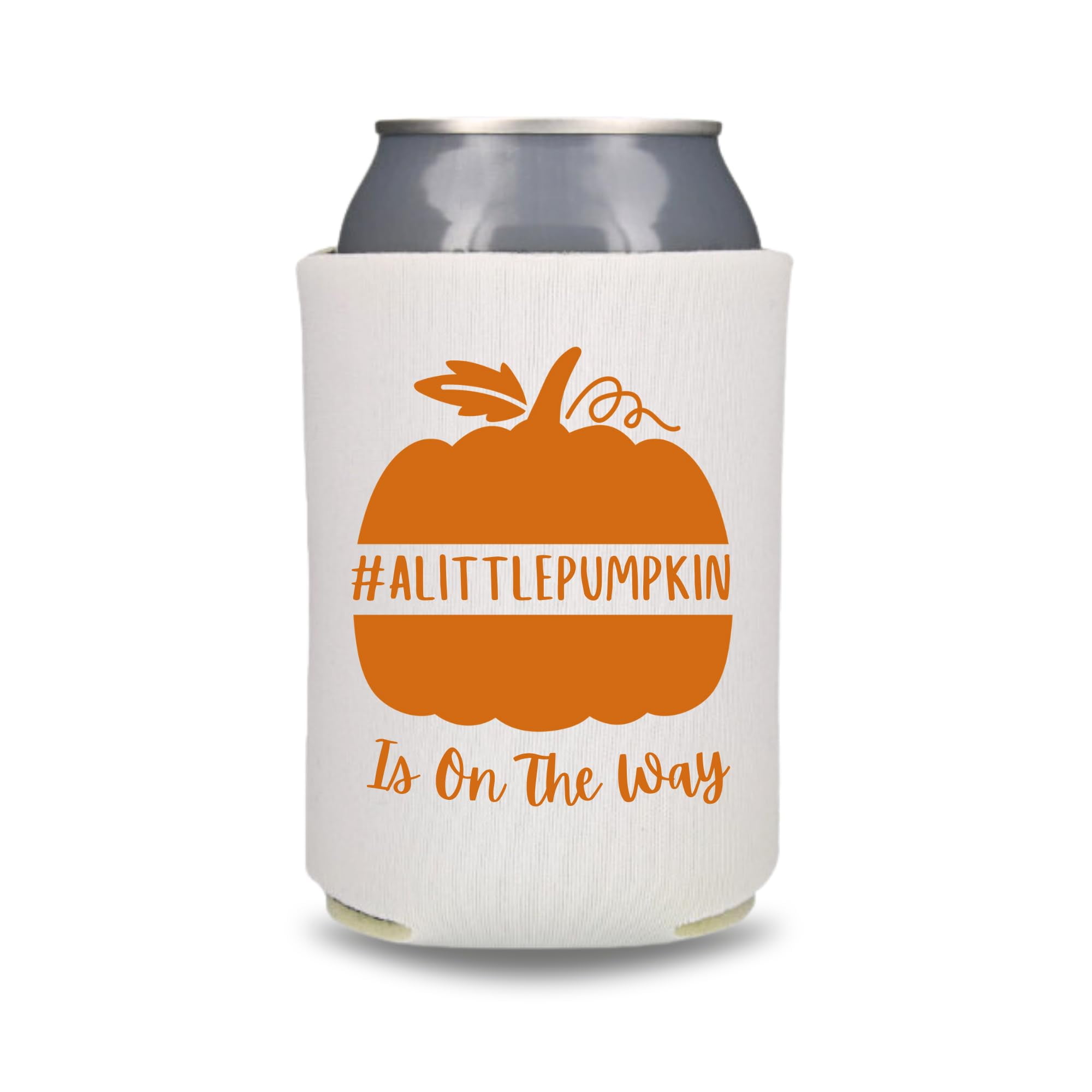 Fall Theme Baby Shower Can Coolers, A Little Pumpkin Is On The Way ...