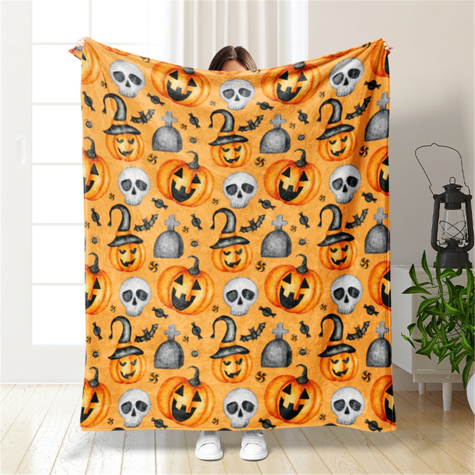 Fall Throw Blanket, Fall Blanket, Pumpkin Throw Blanket, Cozy Soft ...