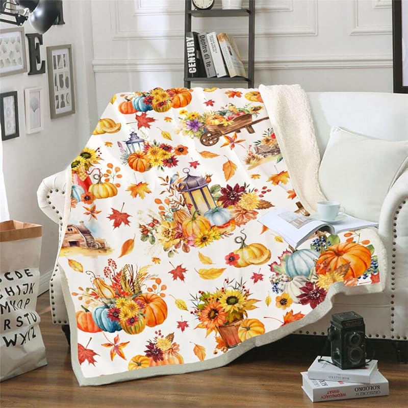 Kate Aurora Autumn Harvest Pumpkin Spice Lattes Ultra Soft & Plush ...