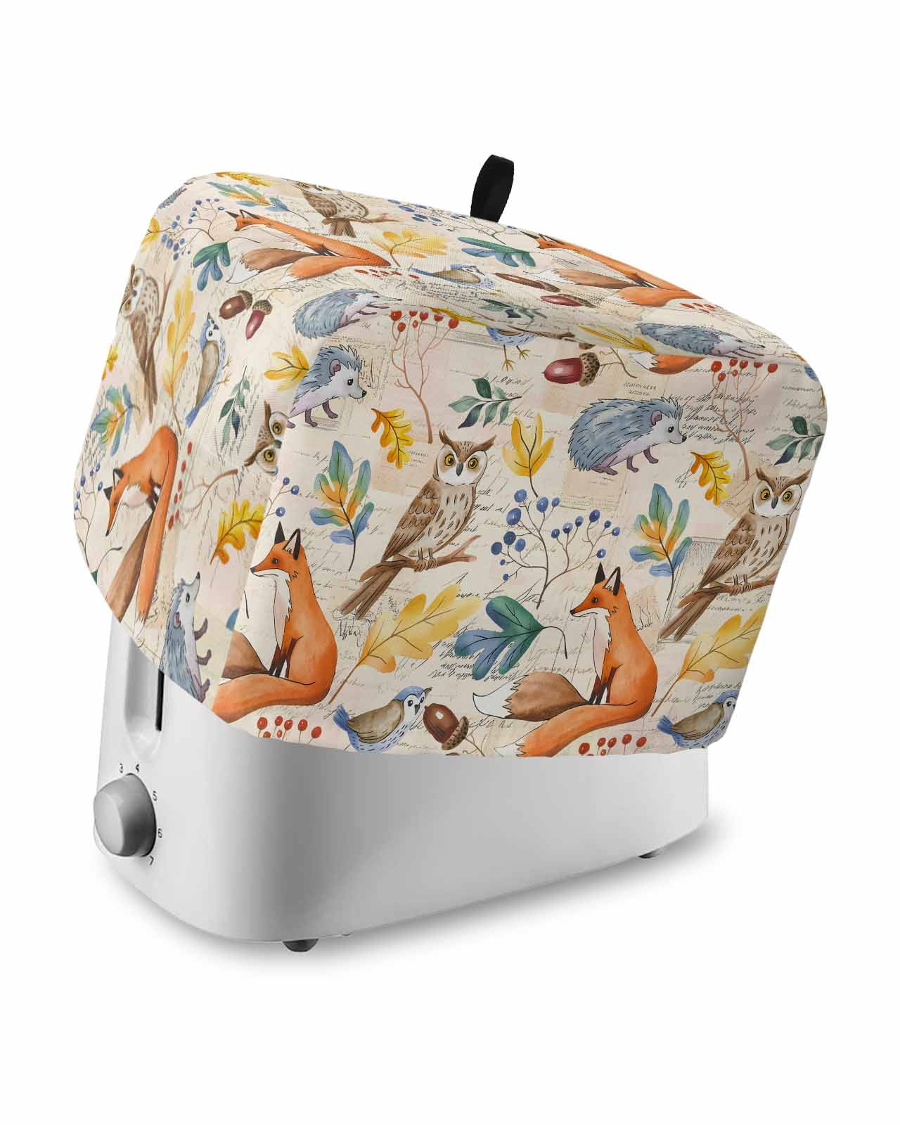 Fall Toaster Cover 2 Slice, Small Kitchen Appliance Covers, Cute Fox ...