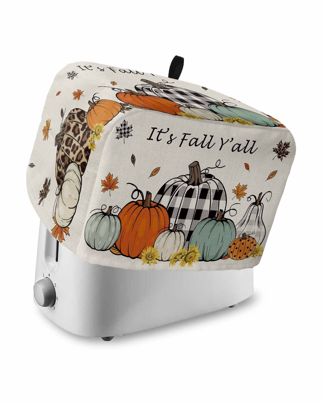 Fall Toaster Cover 4 Slice, Large Kitchen Appliance Covers, Farmhouse ...