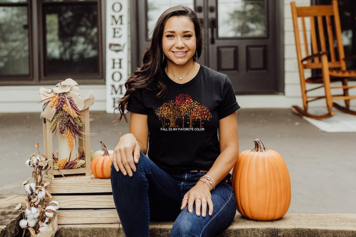 Fall Tree Shirt, Thanksgiving Shirt, Fall is My Favorite Color Shirt ...