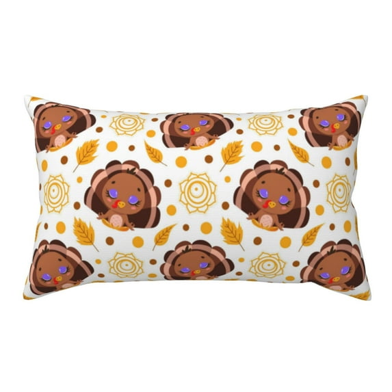 Fall Turkey Pillow Cases Standard Size, Soft Pillow Covers with ...