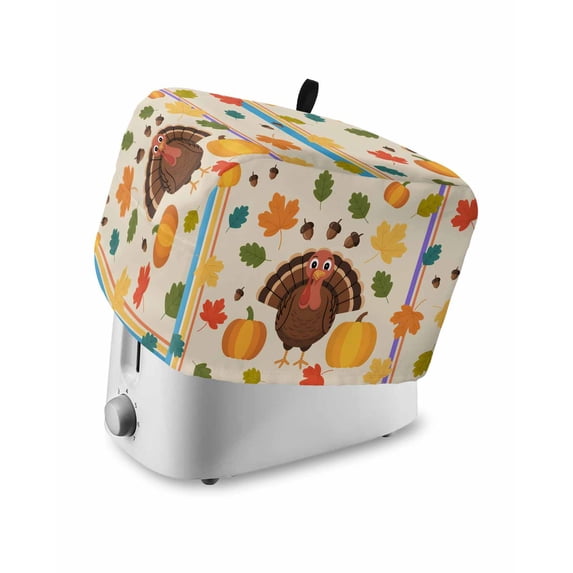 Fall Turkey Toaster Cover 4 Slice, Large Kitchen Appliance Covers ...