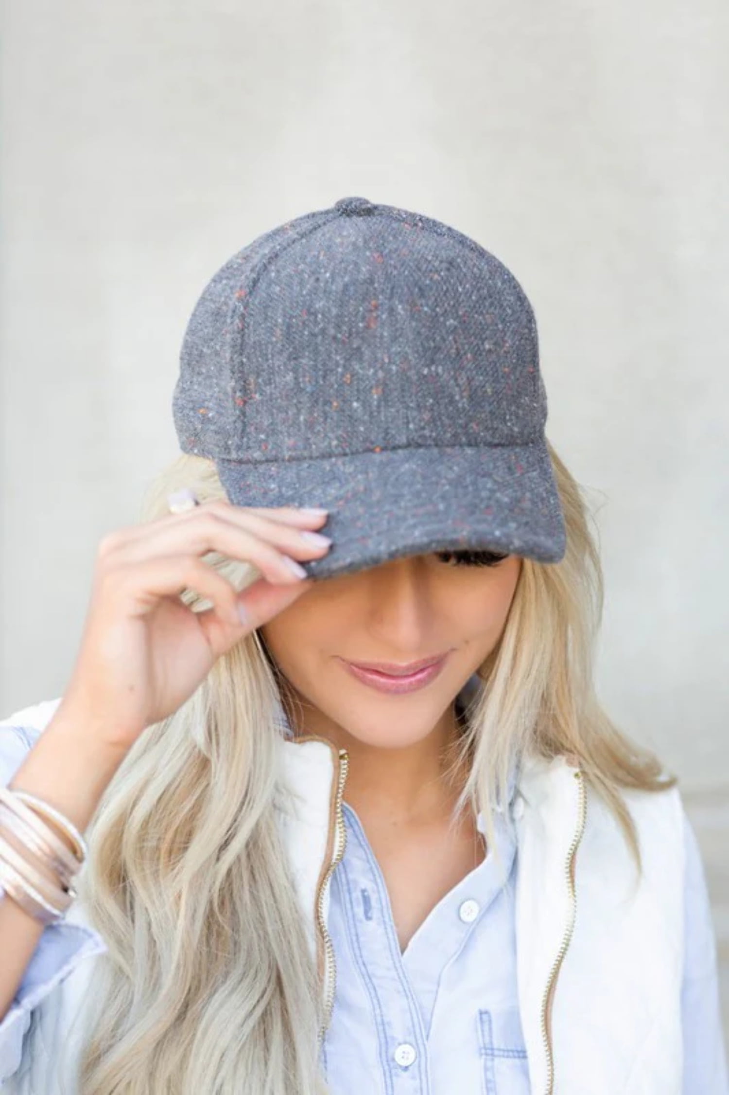 Fall Tweed Ball Cap - Walmart.com