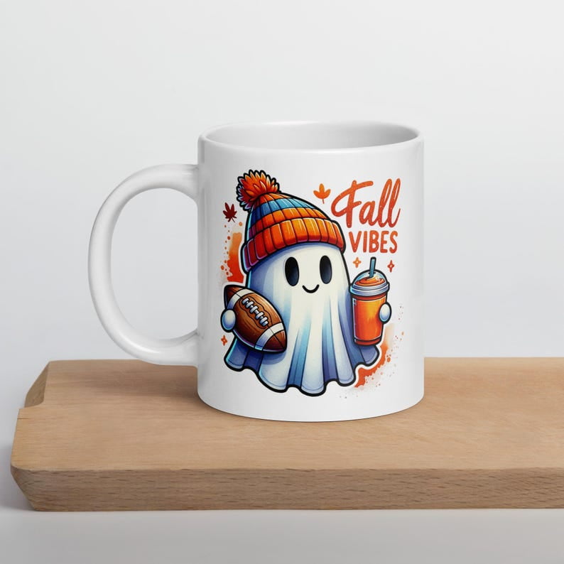 Fall Vibes Pumpkin Spice Ceramic Mug Cozy Autumn Coffee Cup - Walmart.com