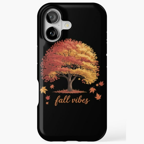 Fall Vibes Tree Protective Case for iPhone 11 12 13 14 15 16 17 Pro Max ...