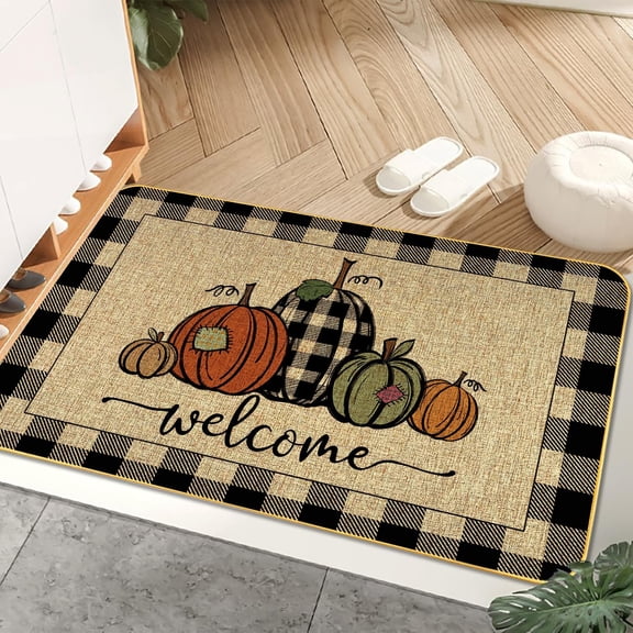 Double Hello Doormat, Cute Welcome Mat, Funny Front Door Coir Mat, New ...
