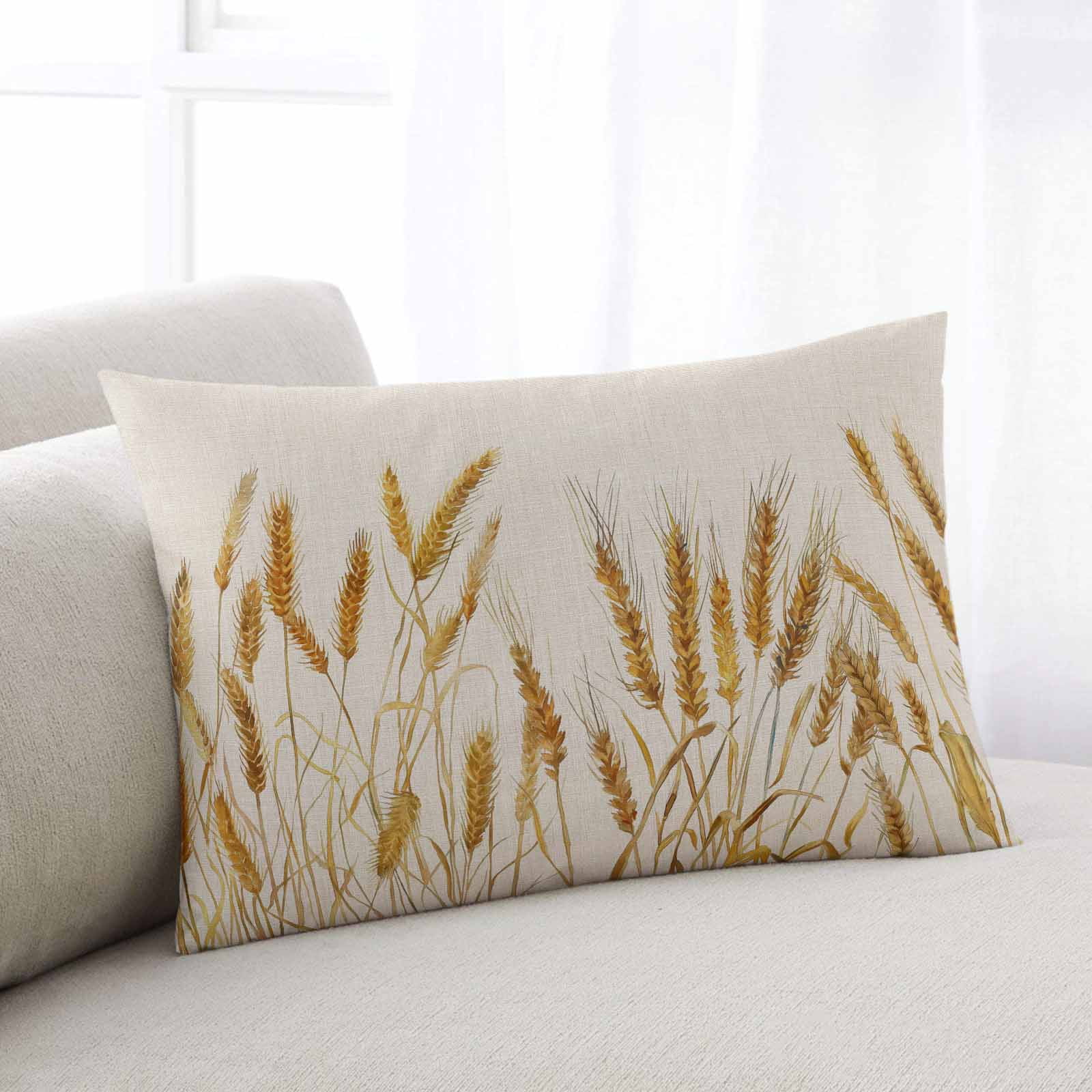Fall Wheat Body Pillow Cover, Pillowcase Protectors with Zipper ...