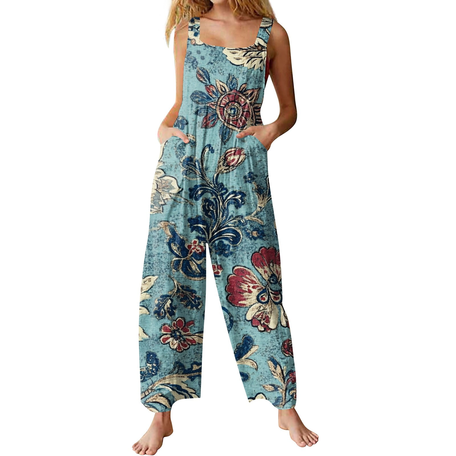Fall Winter Casual Jumpsuit Outfit, Womens Rompers and Jumpsuits Wide ...