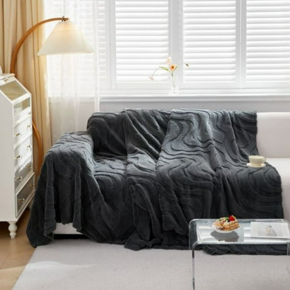 Fall Winter Full-Cover Sofa Cover Blanket, Premium Sofa Towel for Beds ...