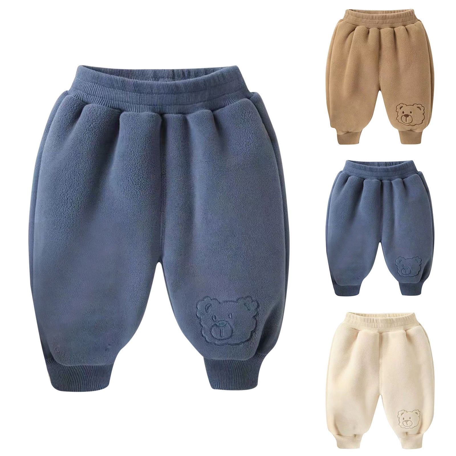 Fall Winter Savings!Ahuyic Long Pants for Kids,Boys Girls Bear Print ...