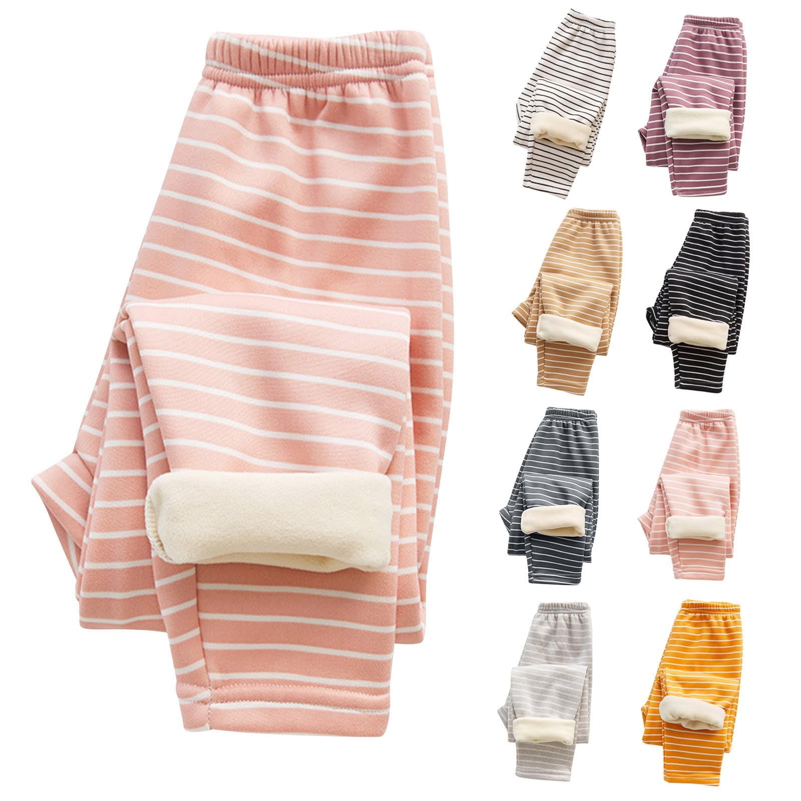 Fall Winter Savings!Ahuyic Long Pants for Kids,Boys Girls Fleece Lined ...