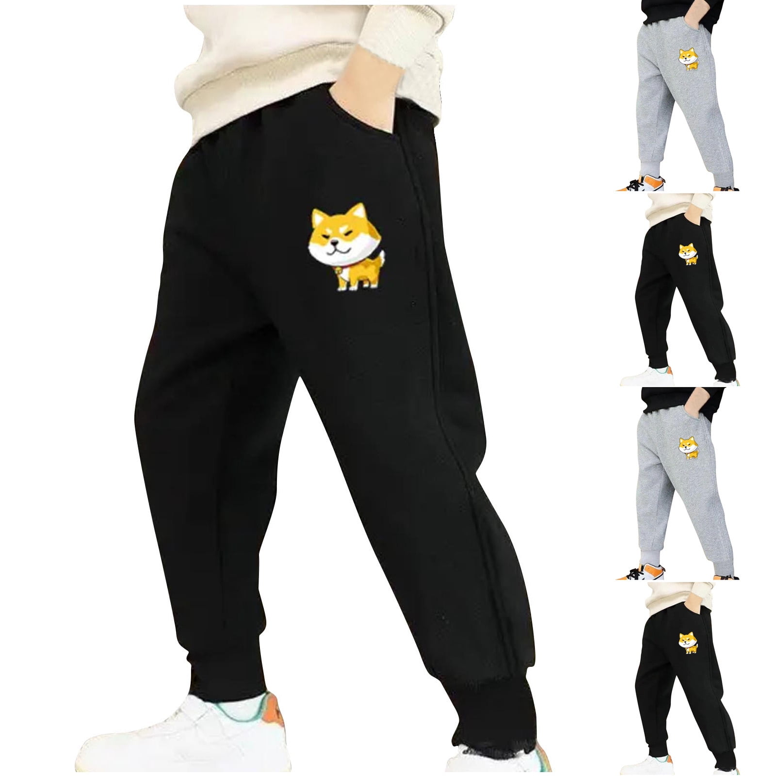Fall Winter Savings!Ahuyic Long Pants for Kids,Boys Girls Dog Print ...