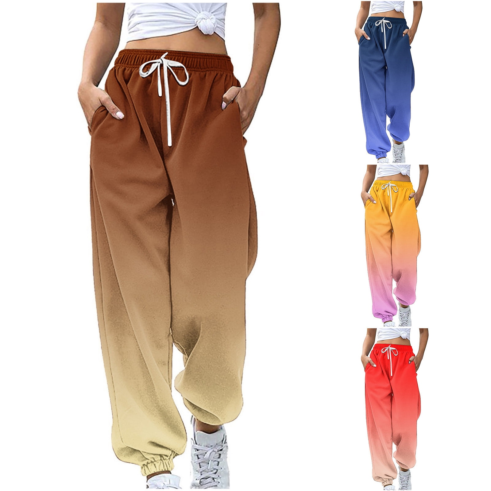 Fall/Winter Savings! Swuxness Women Casual Comfortable Sweatpants ...