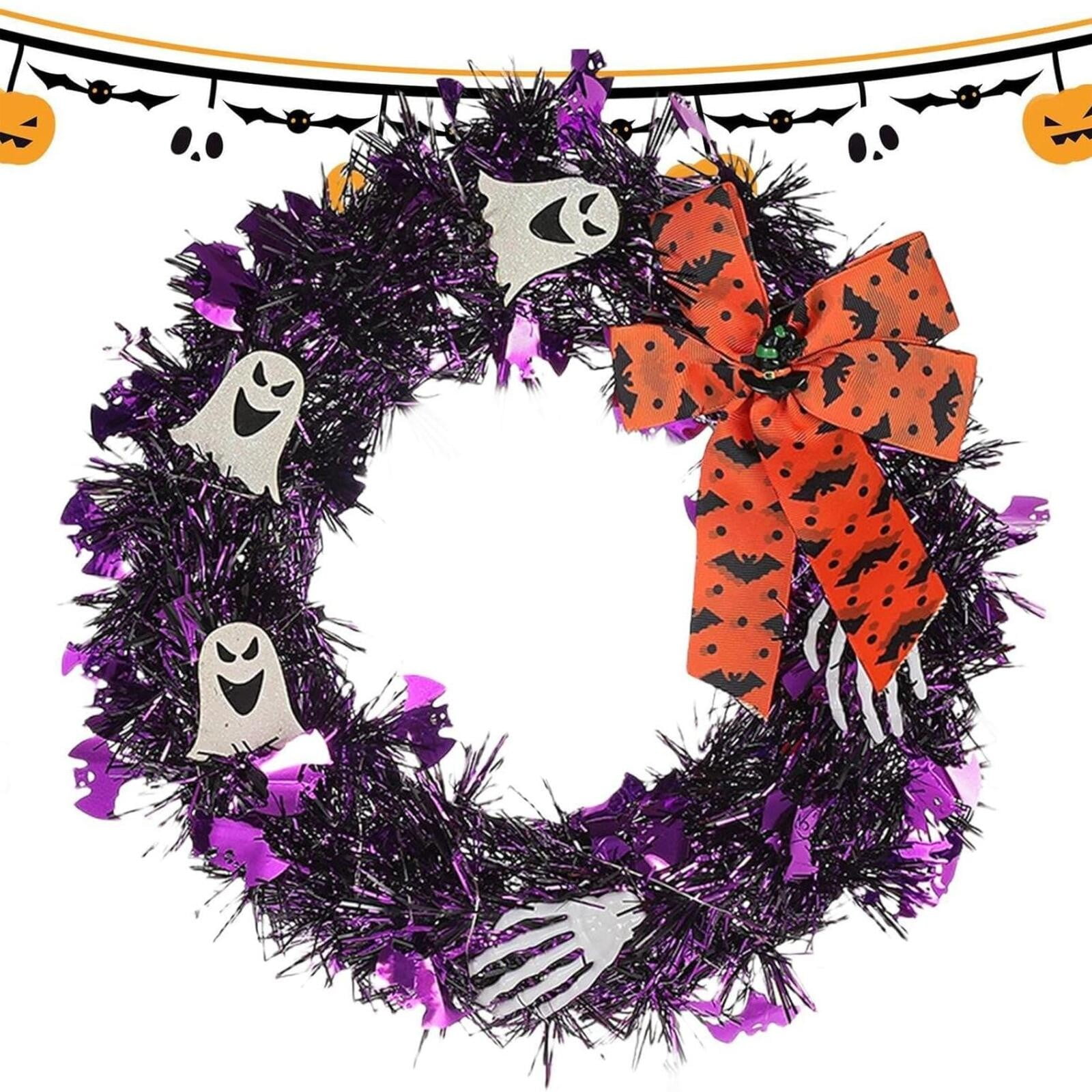Fall Bows For Wreaths With White Flowers Outdoor Wall Home Party ...