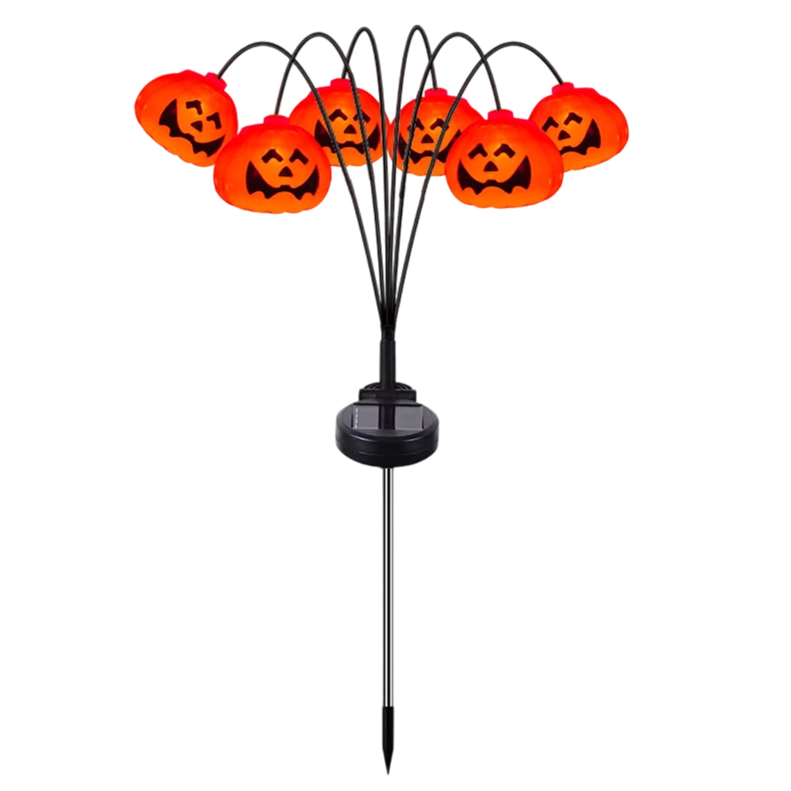 Fall Wreath Halloween LED Lights Solar Powered Outdoor Lights For ...