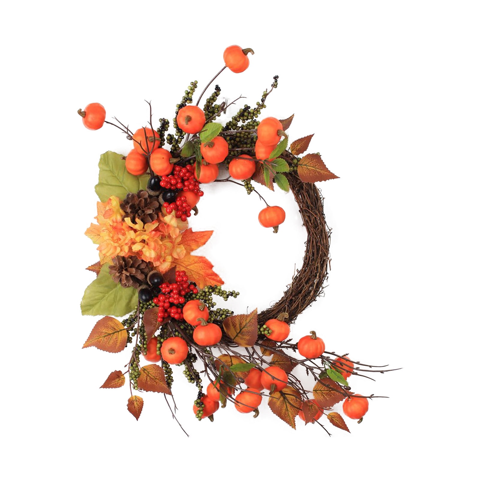 Fall Wreaths for Front Door Outside Indoor Home Decoration Weath with ...
