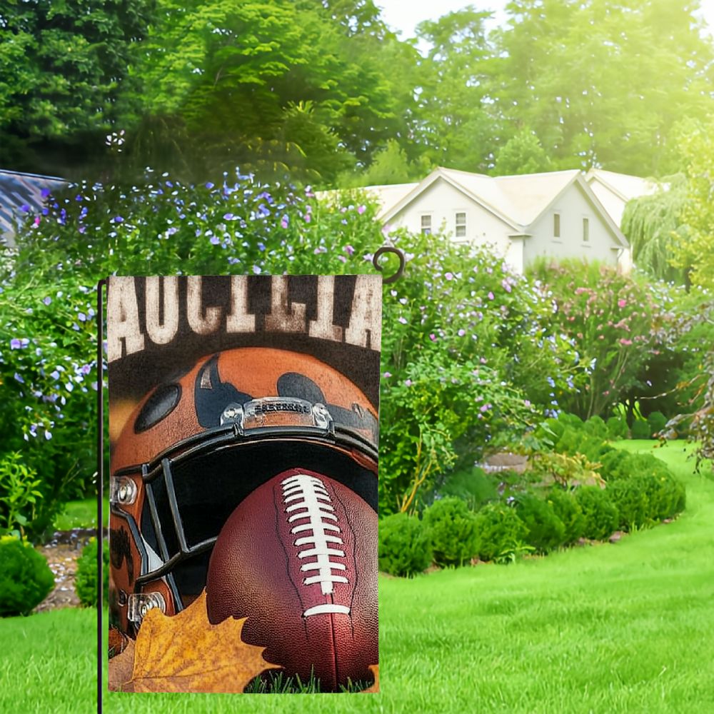 Fall & Football Harvest Decoration Autumn Seasonal Flag Farmhouse ...