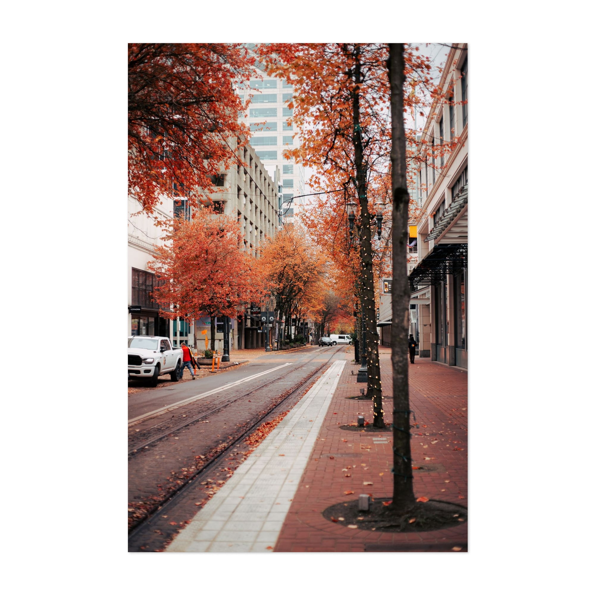 Fall in Downtown Portland - Portland Oregon Photography Unframed Wall ...