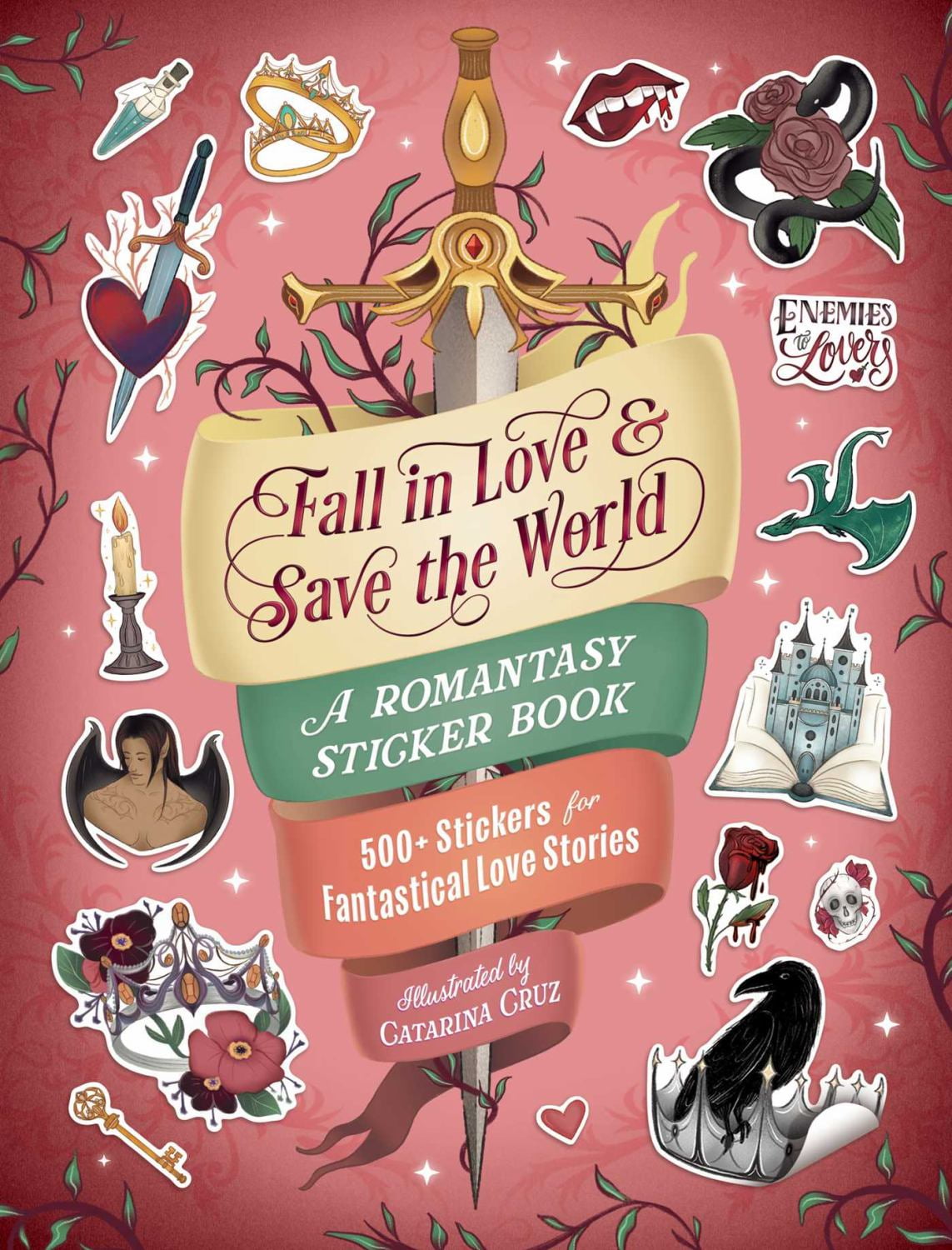 Fall in Love and Save the World: A Romantasy Sticker Book (Paperback ...