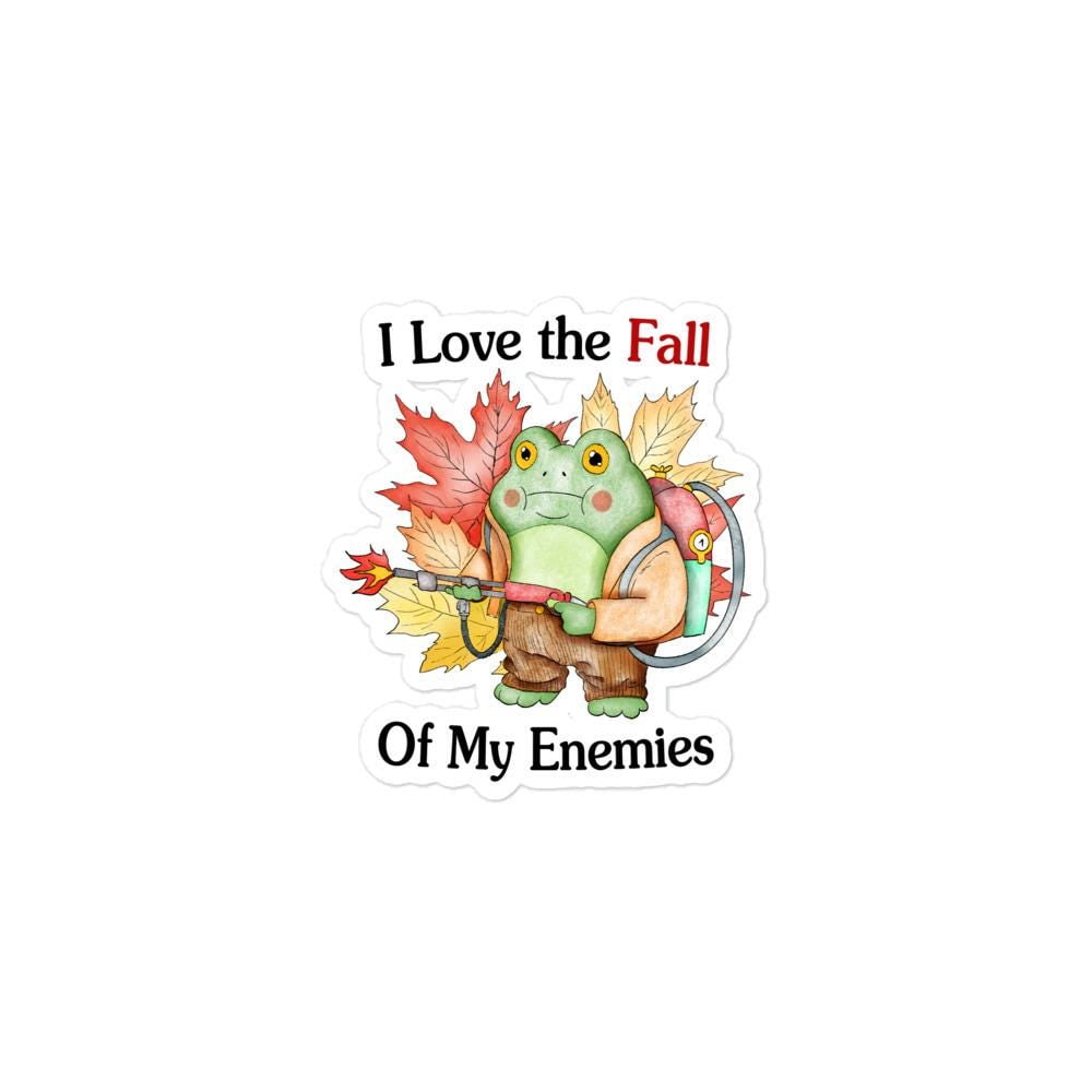 Fall of Enemies Bubble-free stickers vinyl decal cute sticker aesthetic ...