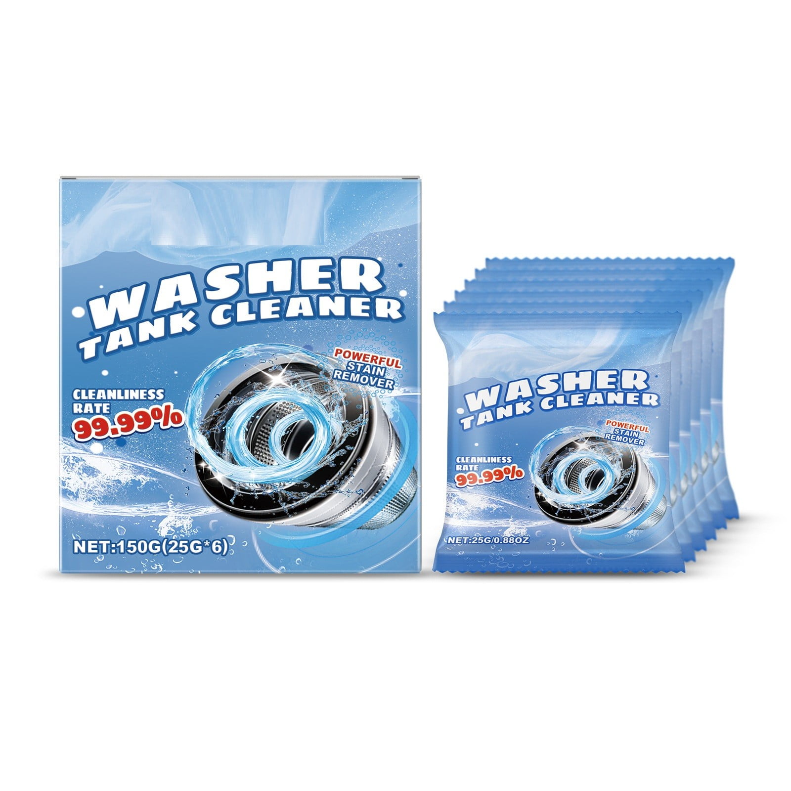 FallDeal Effortless Cleaning Powder - Odor and Lint Remover for Washing ...