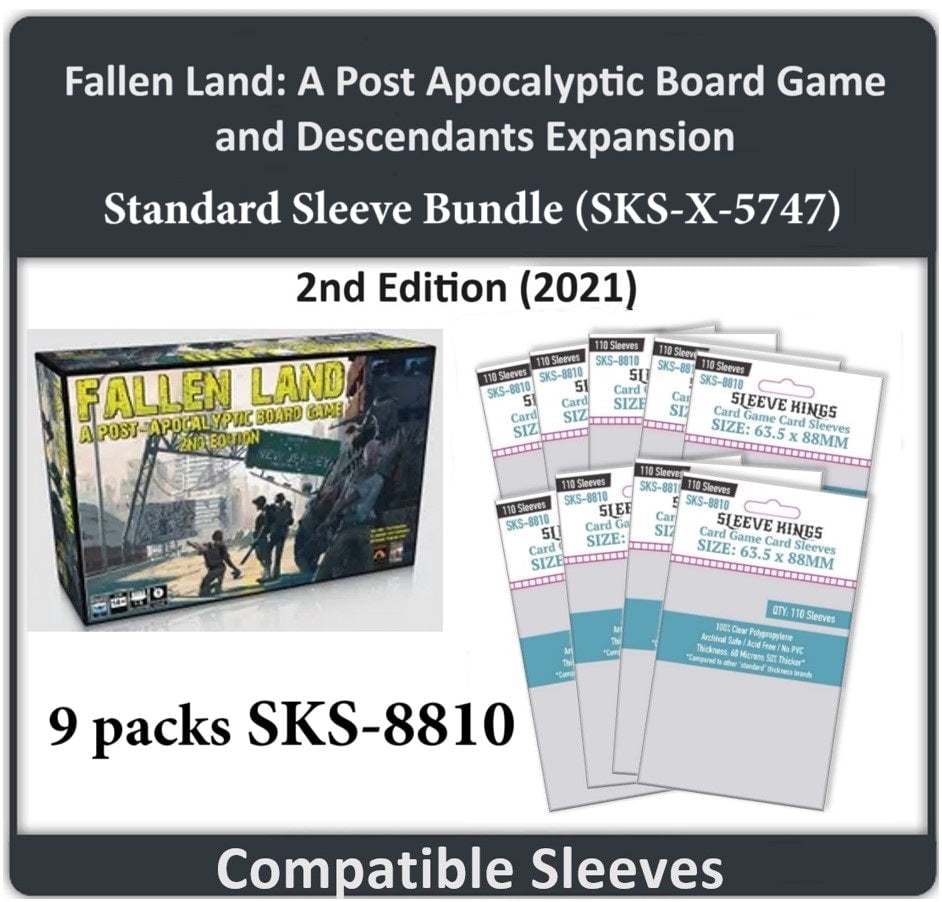 "Fallen Land: A Post Apocalyptic Board Game – 2nd Edition (2021 ...