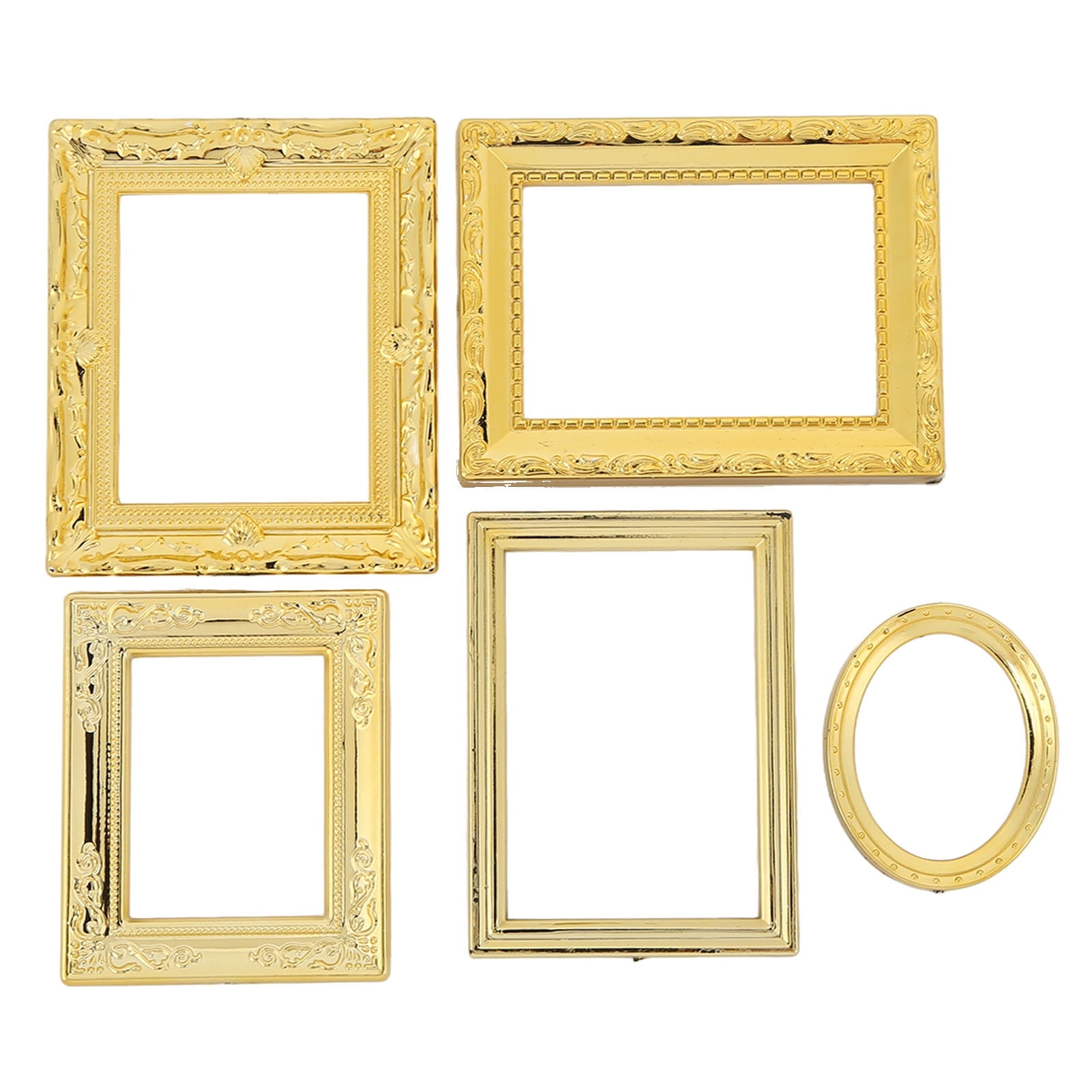 Falleo Clearance 1:12 Dollhouse Mirror Frame European Vintage Miniature ...