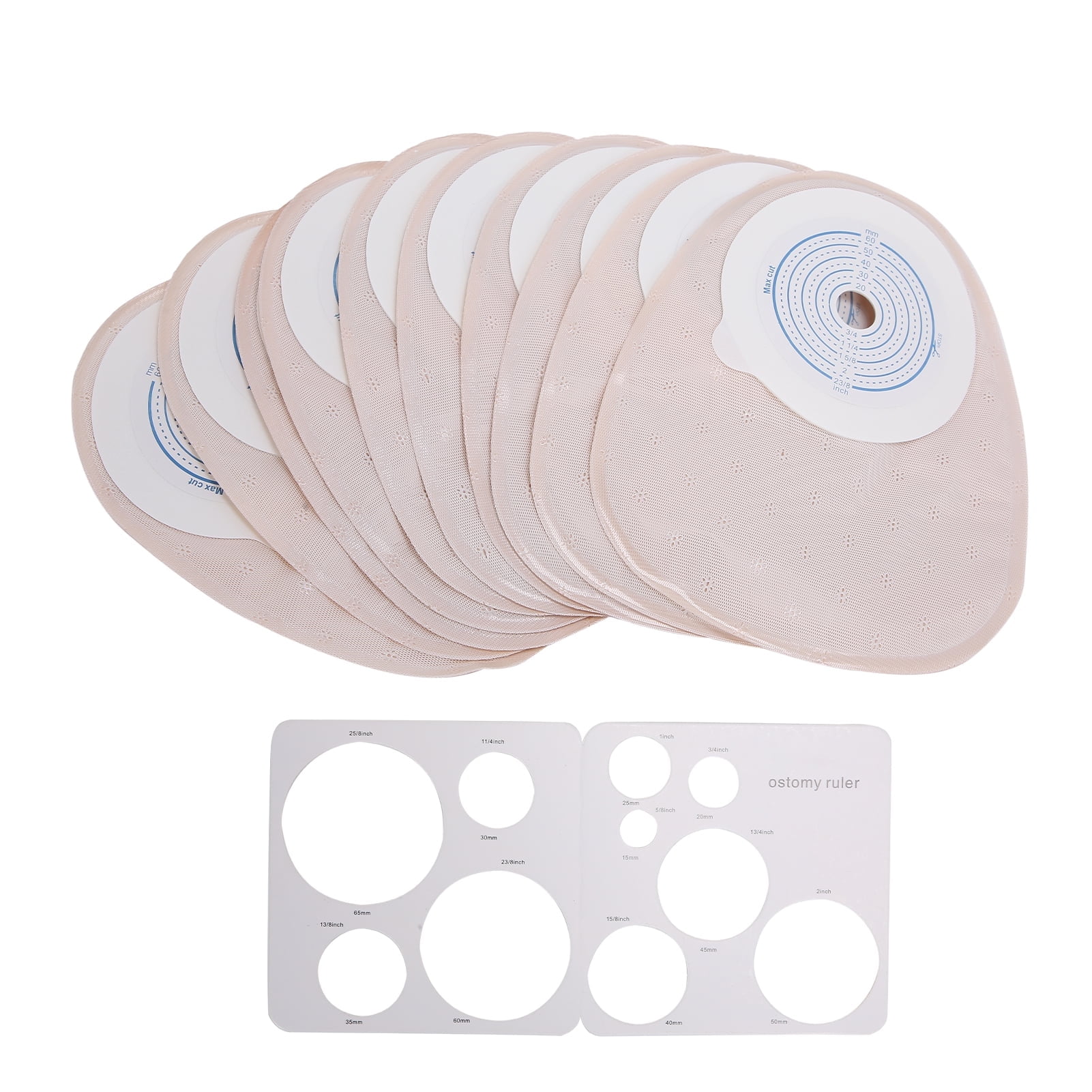 Falleo Clearance 10pcs OnePiece Disposable Colostomy Bags Ostomy ...