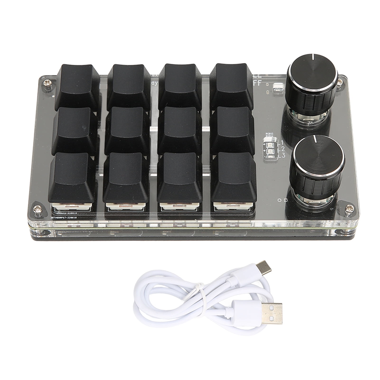Falleo Clearance 12 Key Mechanical Keyboard Support Wired USB Wireless ... Falleo Clearance 12 Key Mechanical Keyboard Support Wired USB Wireless ...