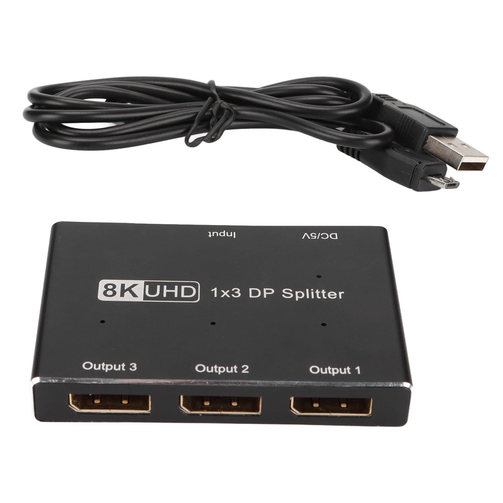 Falleo Clearance 1x3 DisplayPort Splitter Triple MST SST Hub DP 1.4 ...
