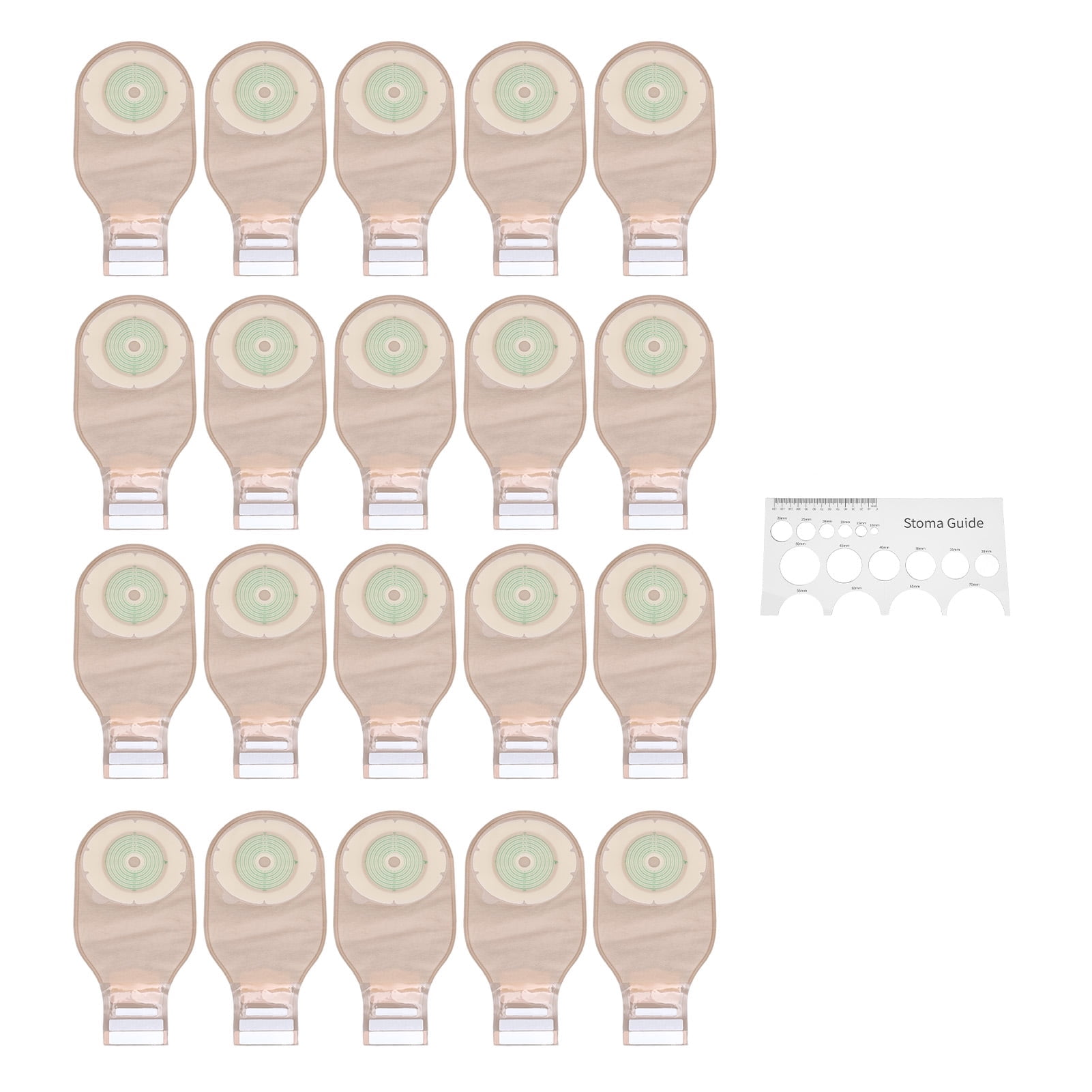 Falleo Clearance 20Pcs Disposable Colostomy Bags Drainable Leakproof 1 ...