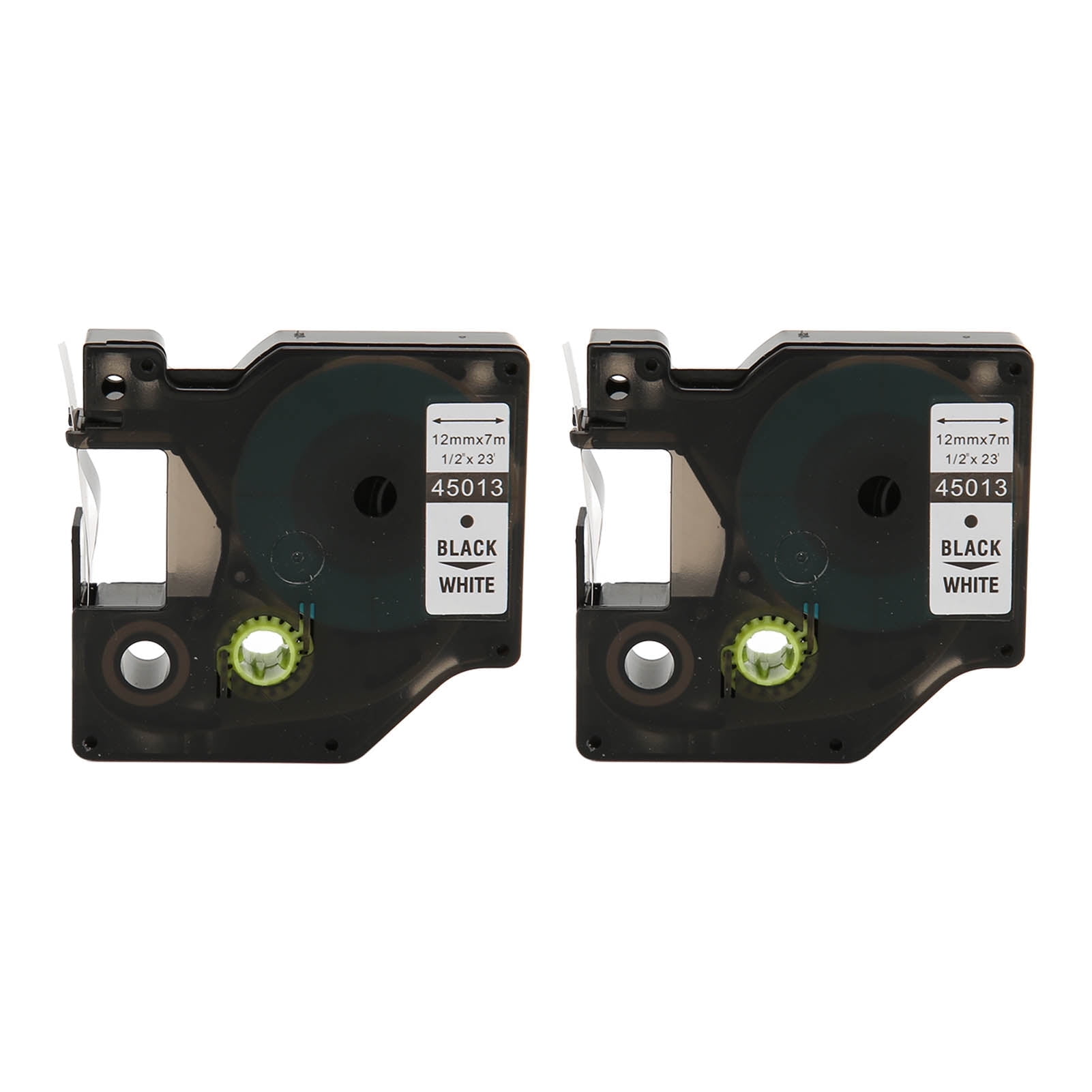 Falleo Clearance 2Pcs Label Tape for D1 Black On White Label ...