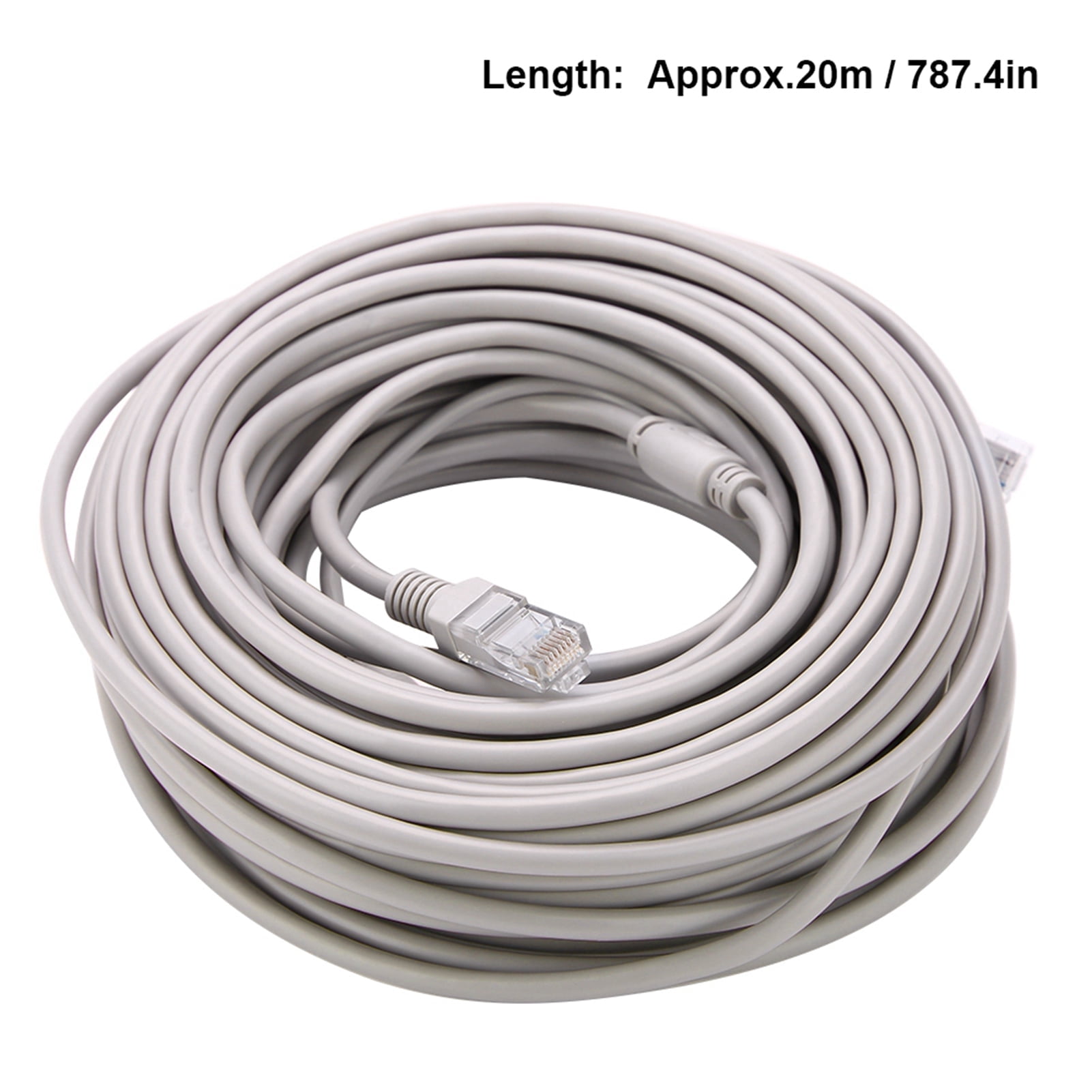 Falleo Clearance 5M/10M/15M/20M RJ45+DC Ethernet CCTV Cable for IP ...