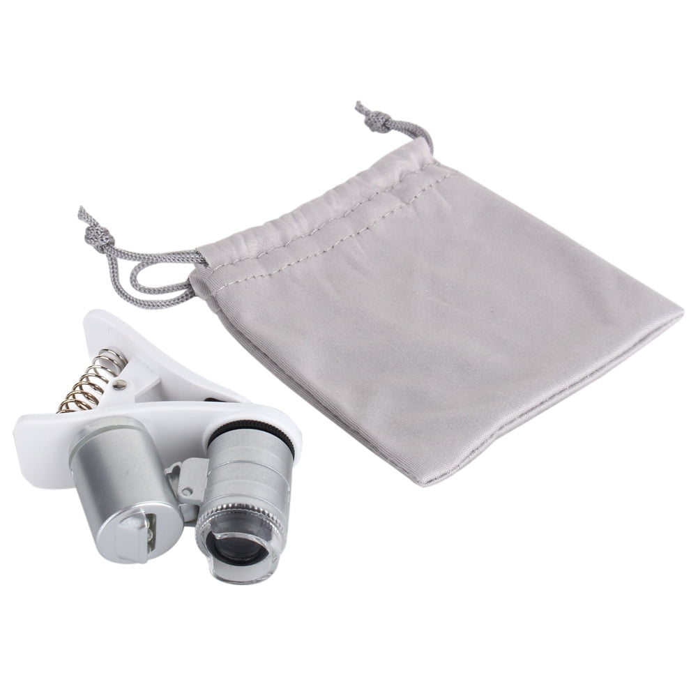 Falleo Clearance 60X Magnifying Glass Mobile Phone Lens Camera LED ...
