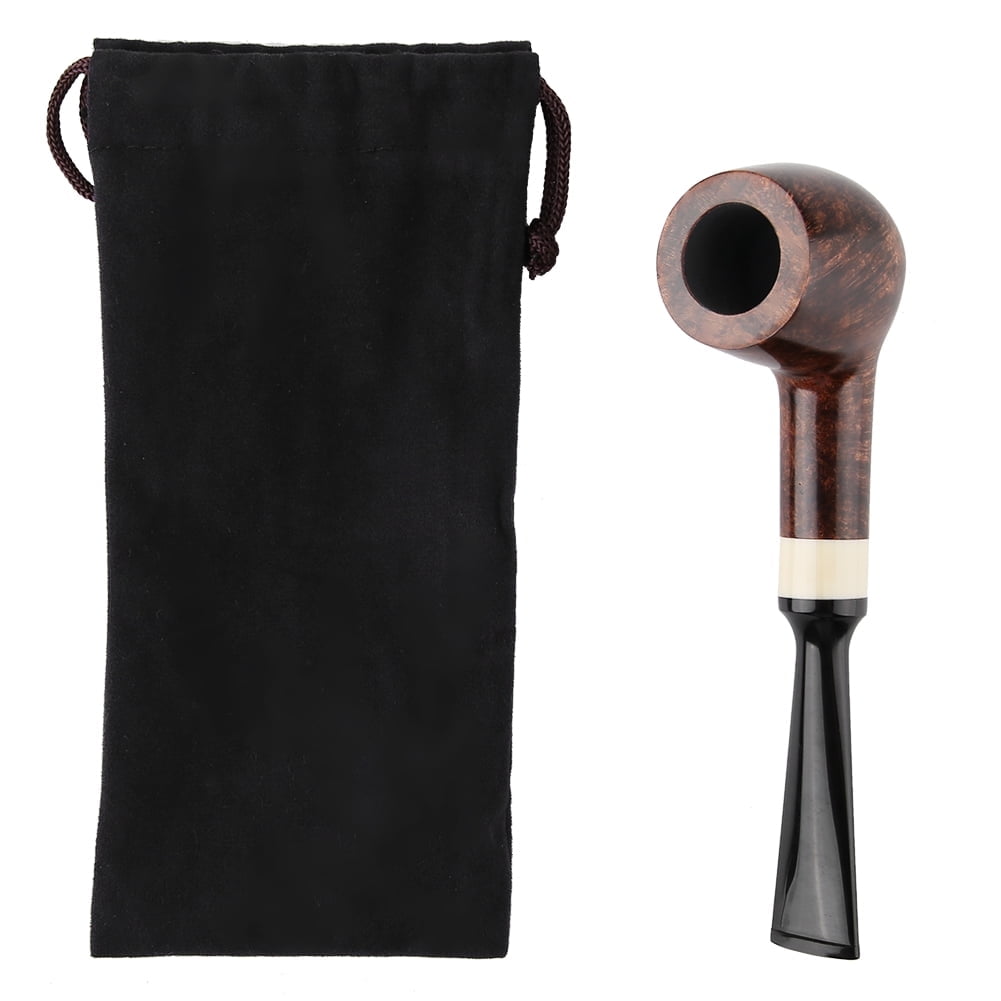 Falleo Clearance 9mm Carbon Core Filter Briar Wood Pipe Handle Pipe ...