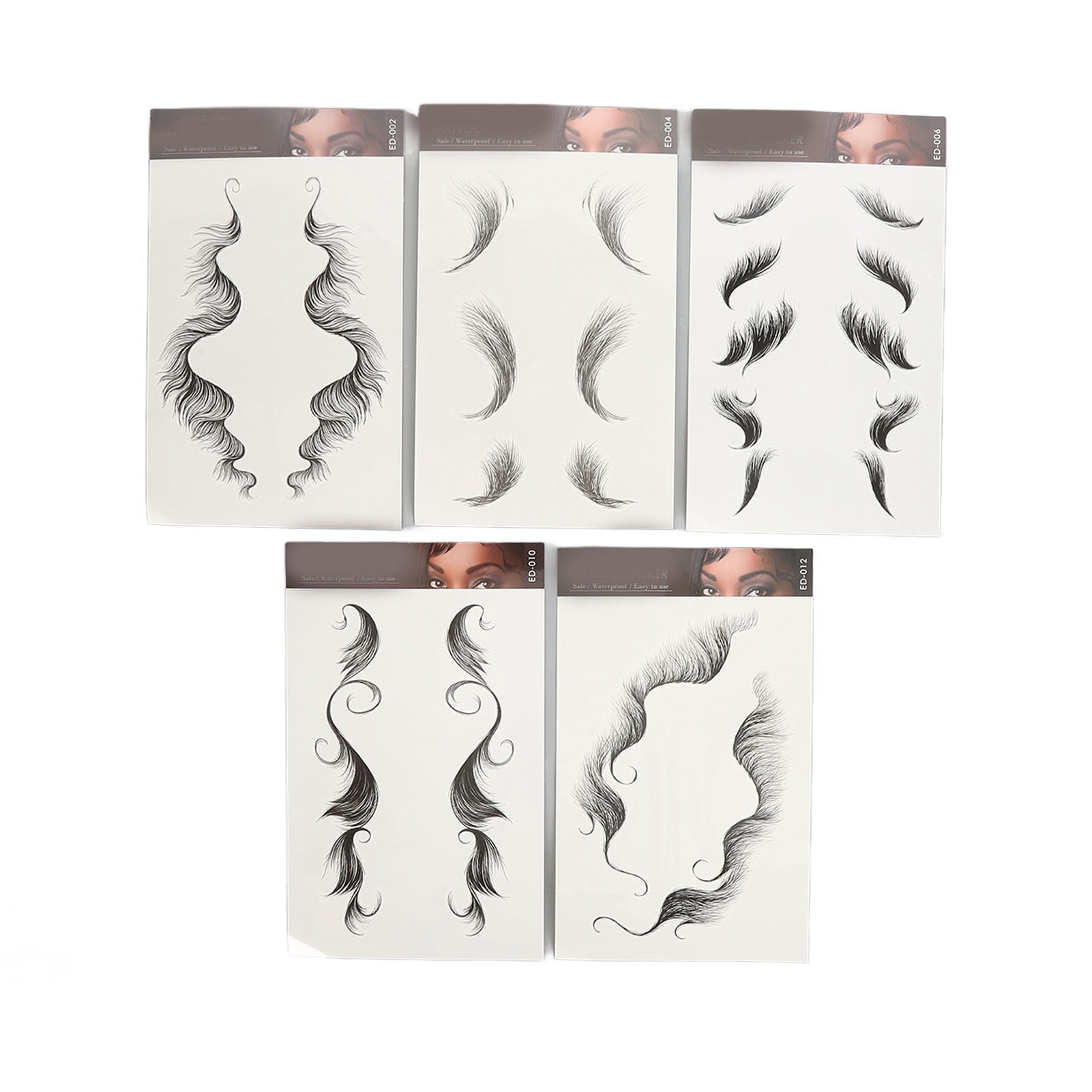 Falleo Clearance Baby Hair Stickers Reusable Waterproof Invisible Edges ...