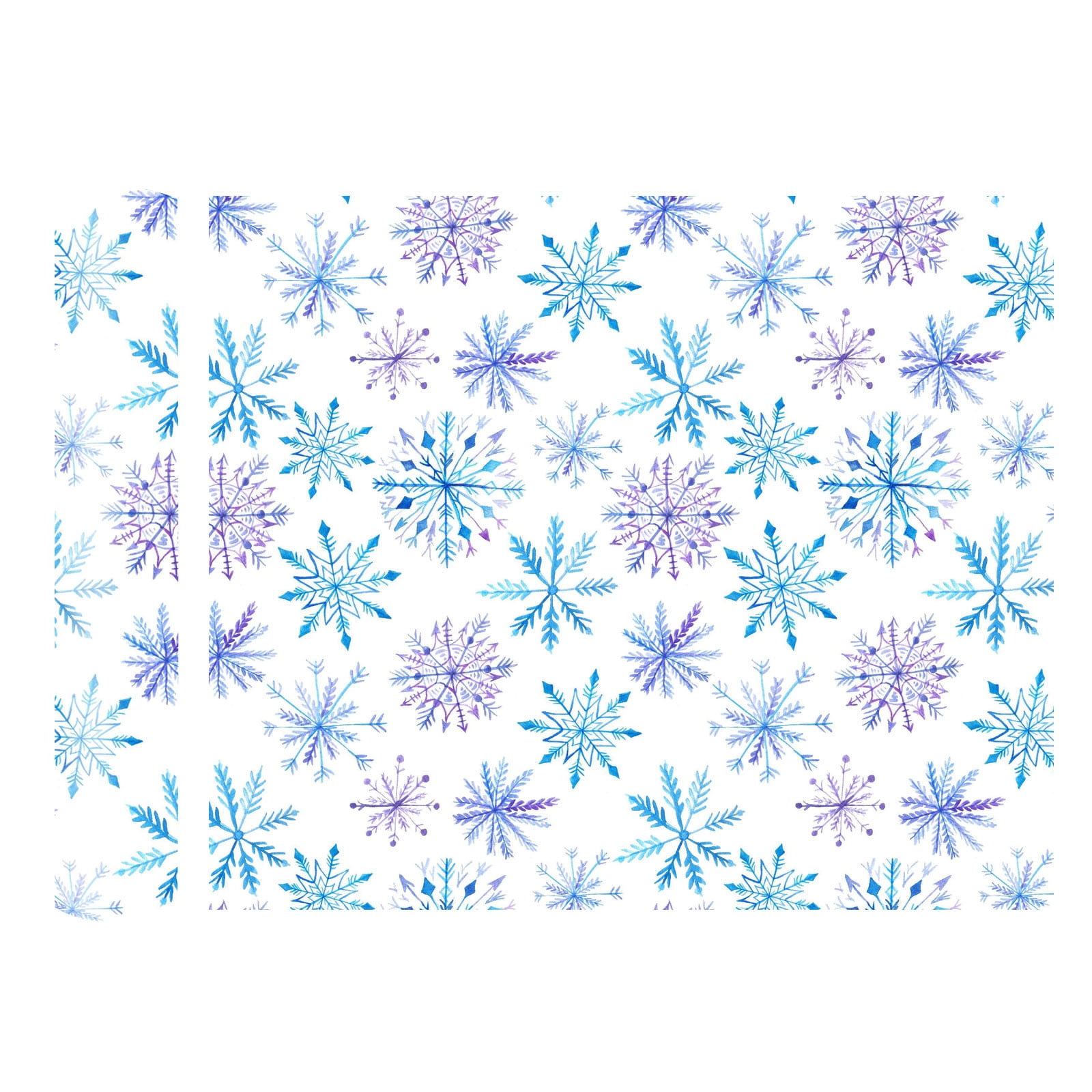 Falleo Clearance Christmas Winter Snowflake Pattern Heat Transfer Vinyl ...